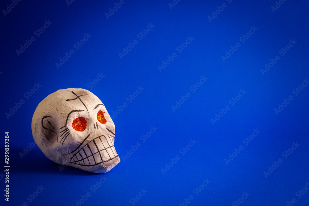 Calavera De Cartón Del Dia De Muertos En México Stock Photo Adobe Stock