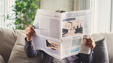 Man Reading Newspaper Free Stock Photo - Public Domain Pictures