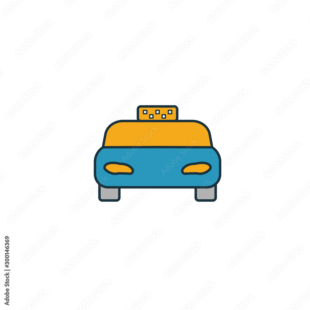 Taxi icon. Simple element from travel icons collection. Creative Taxi ...