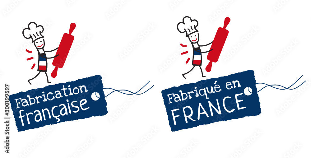 Logo fabriqué en France Stock Vector | Adobe Stock
