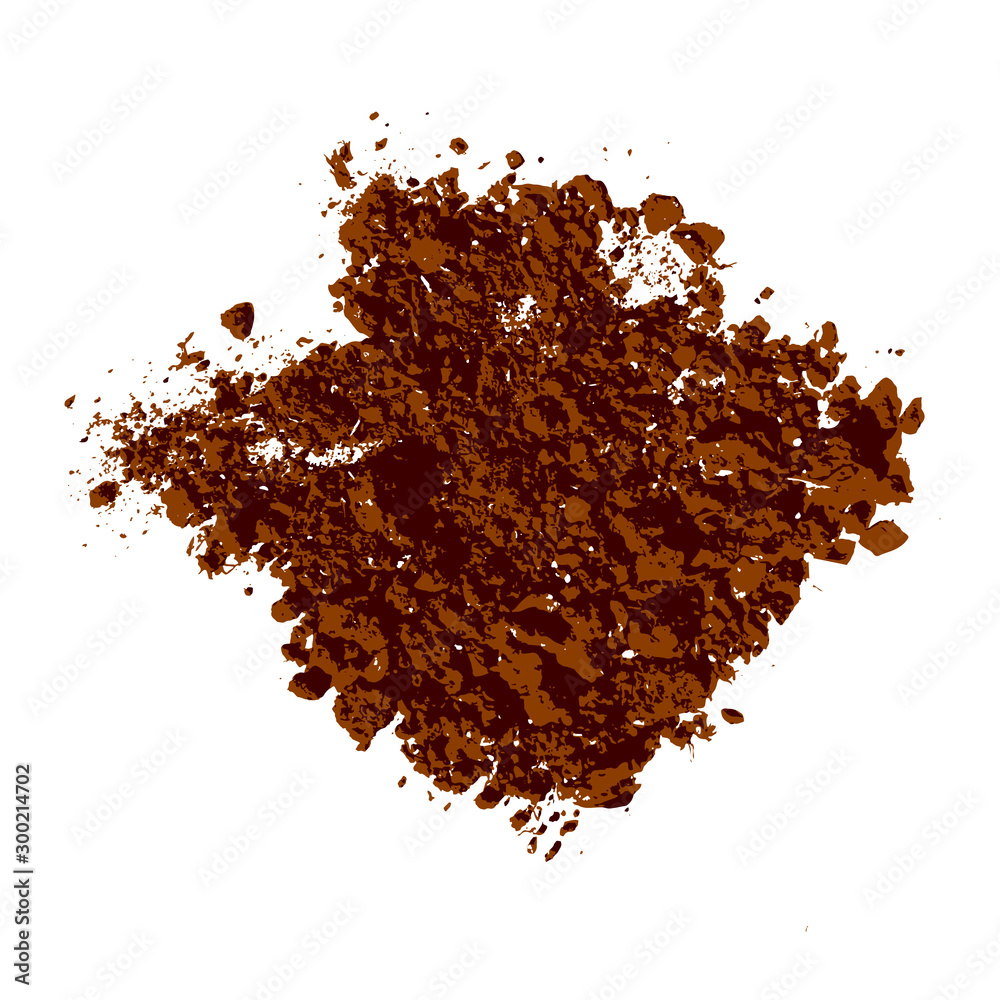 Vector Realistic Background Illustration Of Soil. Save the Soil Stock ...