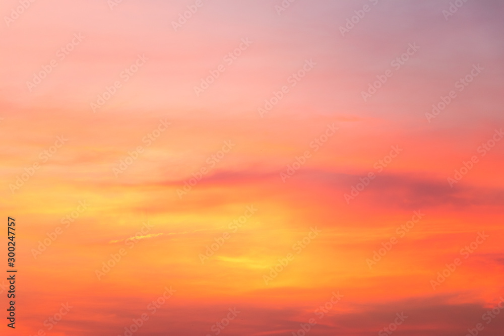 Beautiful color light sky with cloud background from sunset Stock Photo ...