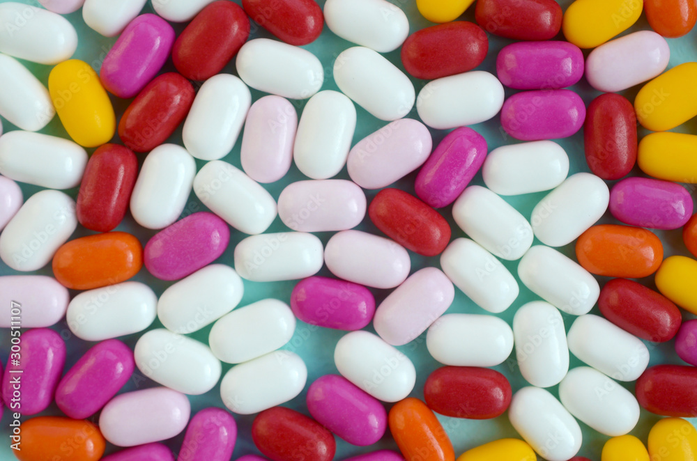 Photo Stock Tic tac hard mints pattern close up. Tic tac is popular due ...