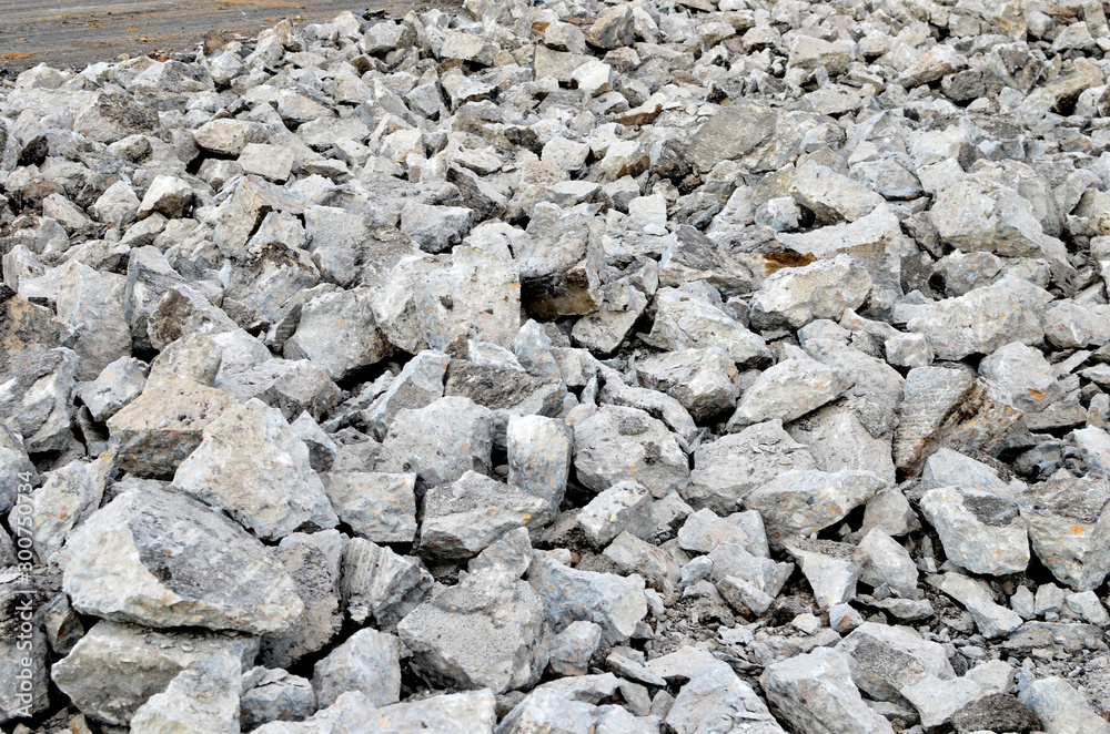 Recycling and reuse crushed concrete rubble, asphalt, building material ...