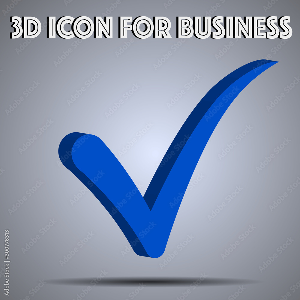 Approval check icon from iot set. Iso,etric flat seo design. Digital ...