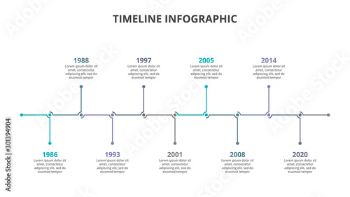Creative concept for infographic timeline. Process chart. Abstract ...