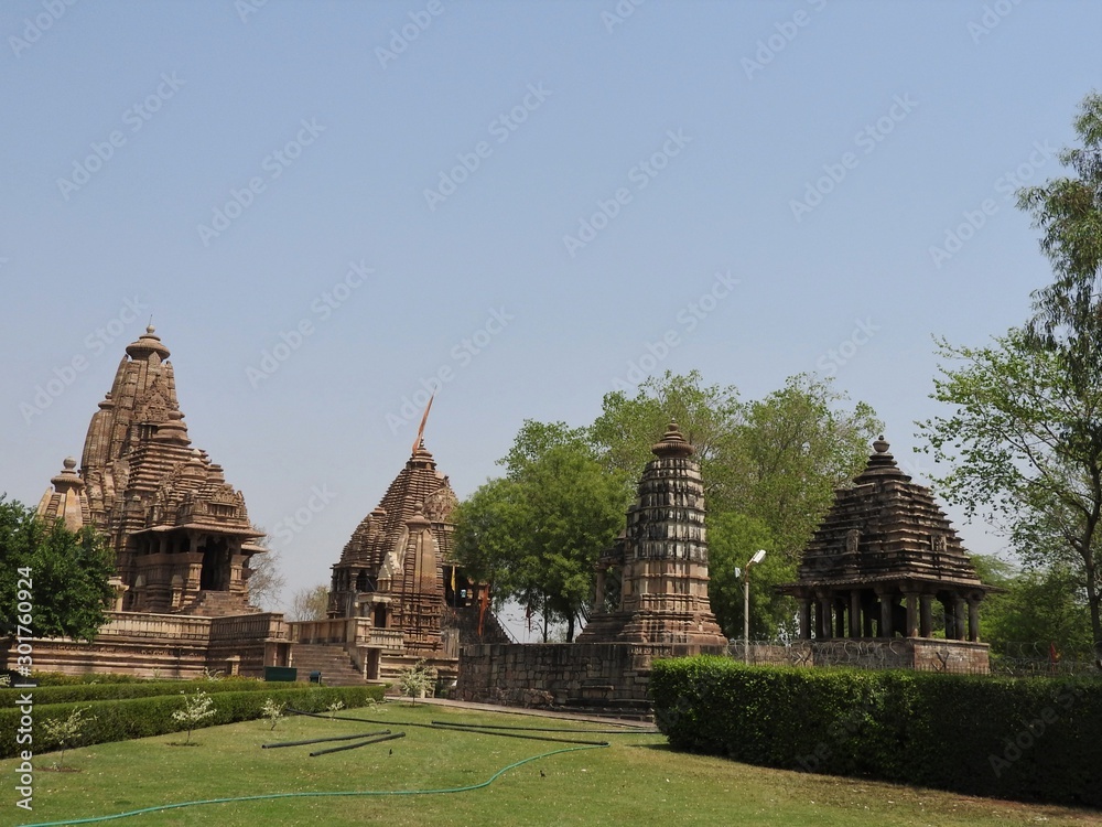 Beautiful image of Kandariya Mahadeva temple, Khajuraho, Madhyapradesh ...