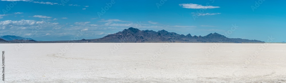 Bonneville Salt Flats Utah surreal landscape Stock Photo | Adobe Stock