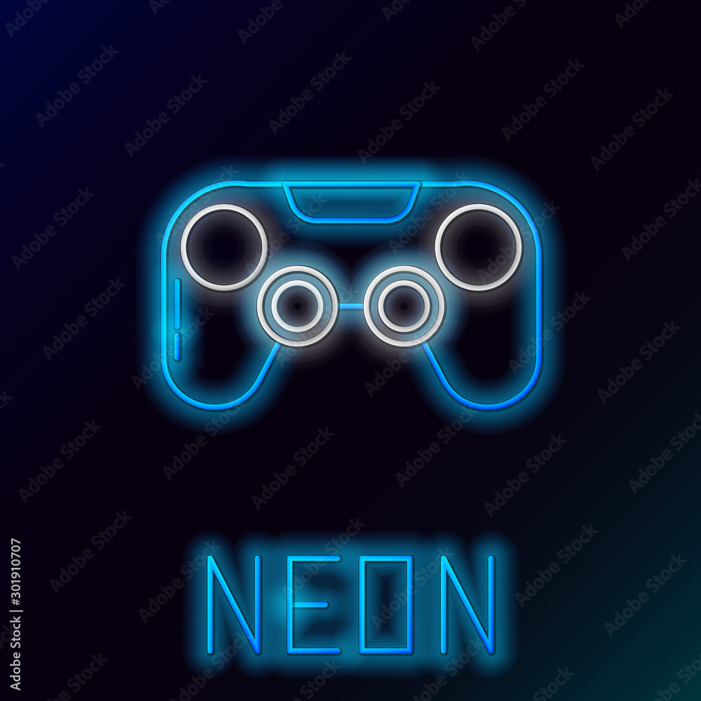 Game Controller Icon Blue