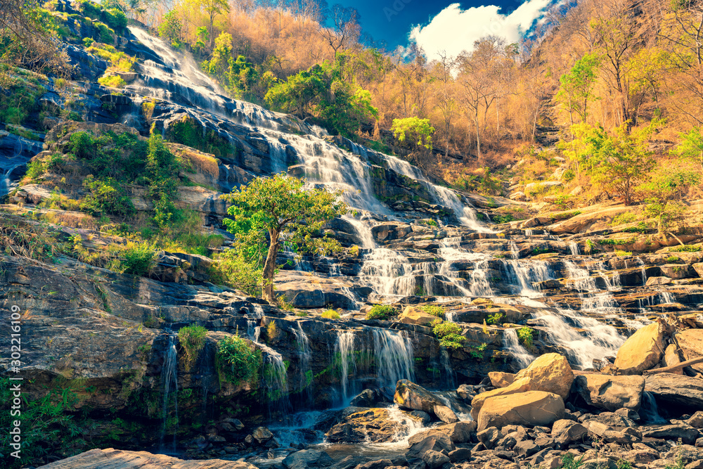 Mae Ya Waterfall is one of the most beautiful cascades in Doi Inthanon ...
