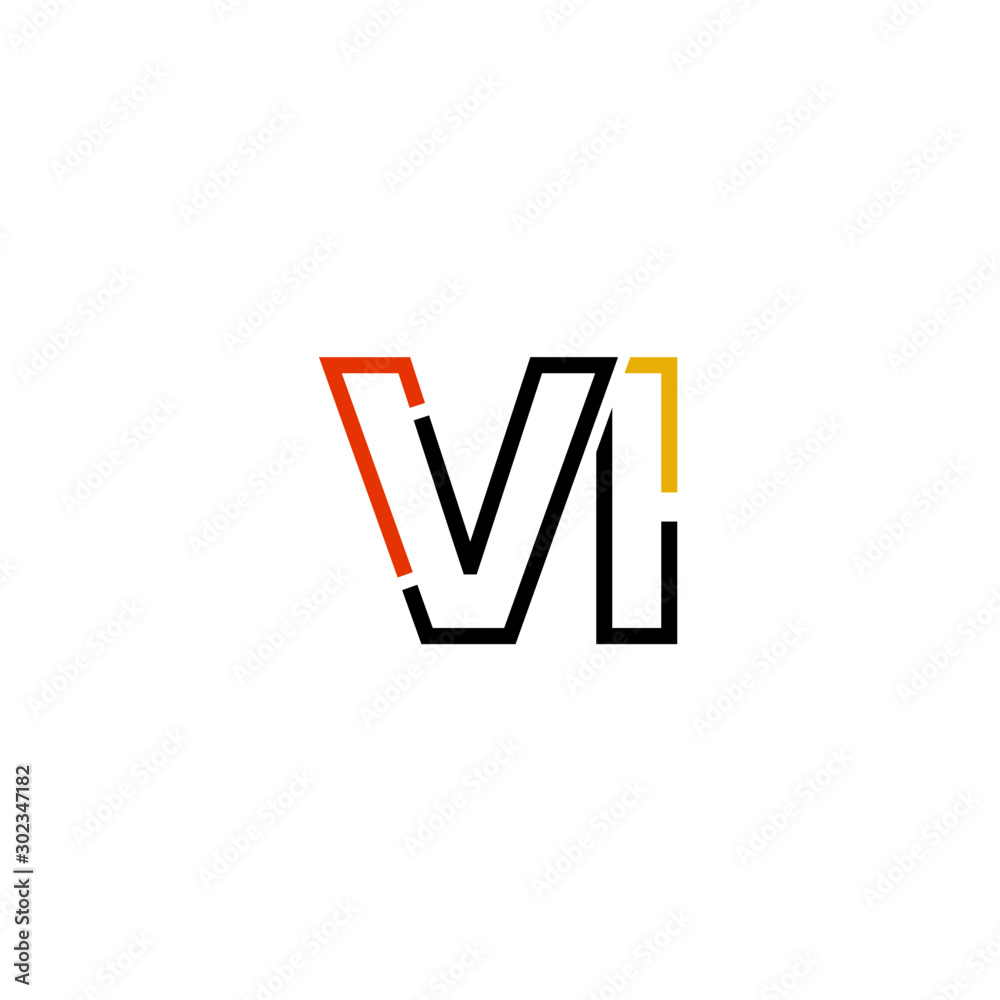 Letter VI logo icon design template elements Stock Vector | Adobe Stock