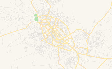 Fototapeta mapa świata dla dzieci Printable street map of Witbank ...