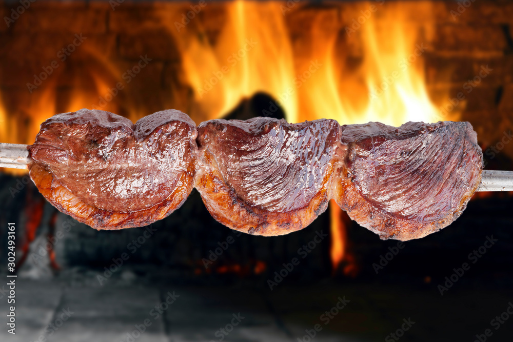Picanha, traditional Brazilian beef cut Stock-foto | Adobe Stock