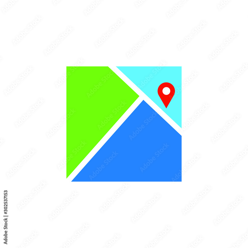 map point, signs, placeholder, maps and location, icon symbol vector ...