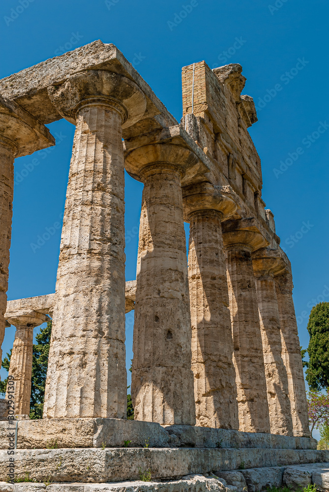 Columns of the Temple of Athena, Greek Goddess of wisdom, arts and war ...