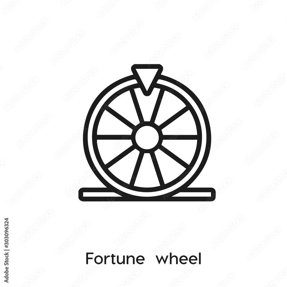 fortune wheel vector