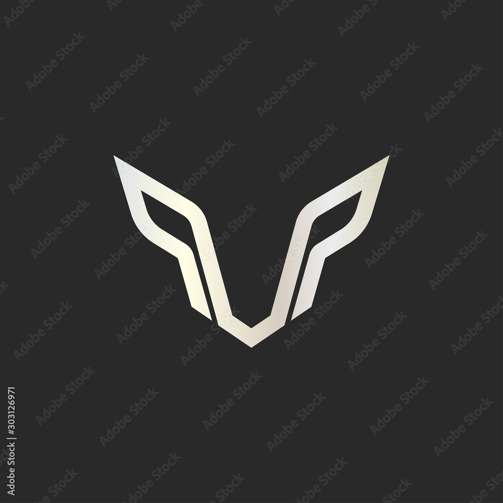 Symbol Face Wolf Predator. Wolf Logo Design Stock Vector | Adobe Stock