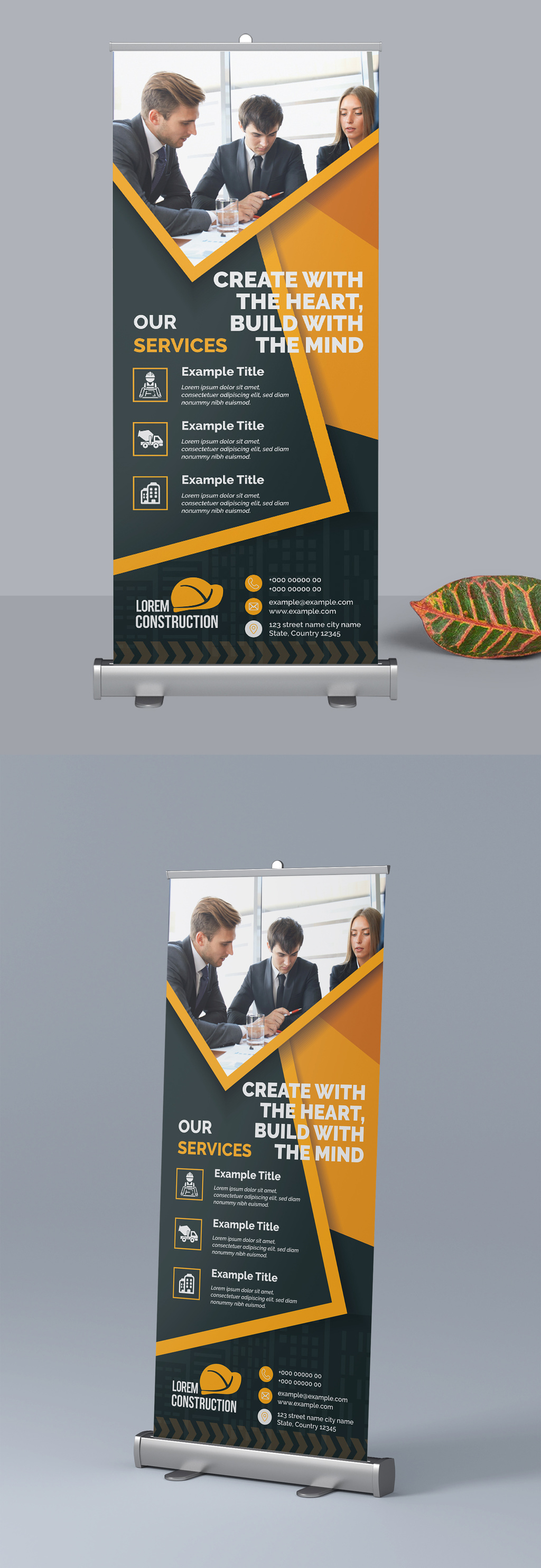 Our Services Banner For Construction Company