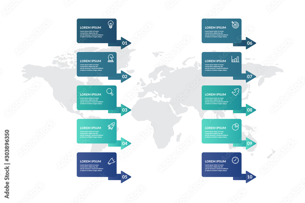 list infographic template design . business infographic concept for ...