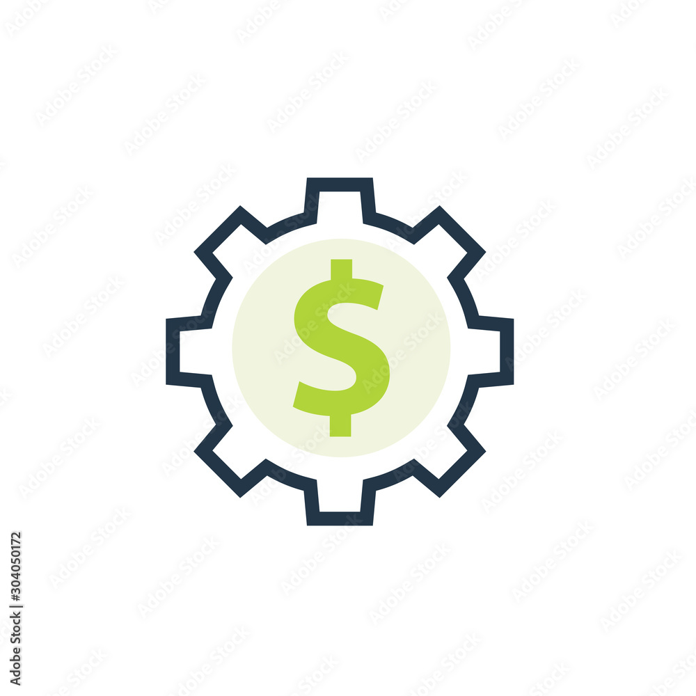 Cost Maintenance icon. Clipart image isolated on white background Stock ...