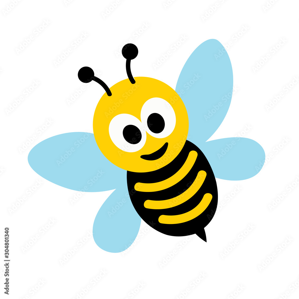 Bee clip art Stock vector design. Isolated transparent background ...