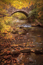 Arched Stone Bridge Over Creek Free Stock Photo - Public Domain Pictures