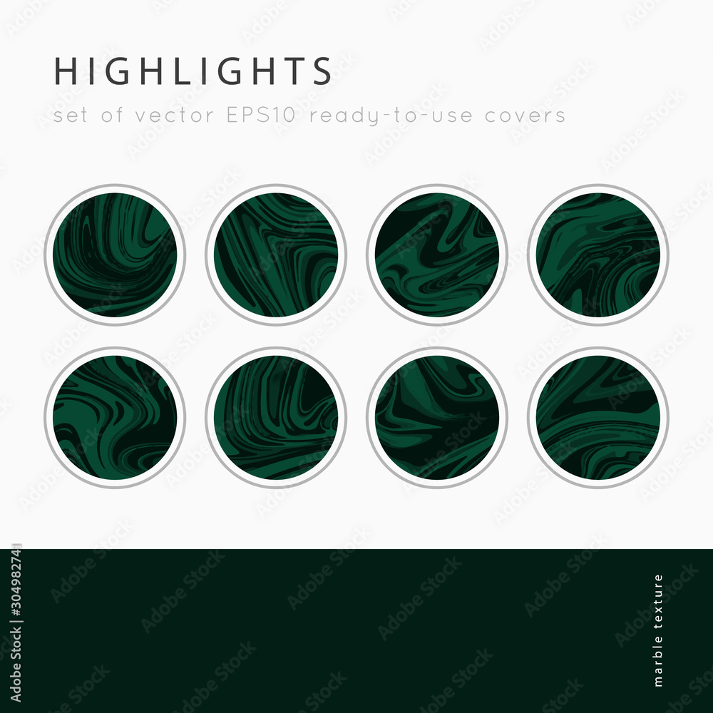 Instagram Highlight covers vector Stock Vector | Adobe Stock