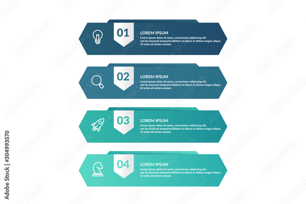 step or process infographic template design . infographic concept for ...