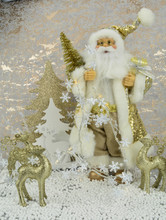 Gold Santa Claus Face Free Stock Photo - Public Domain Pictures