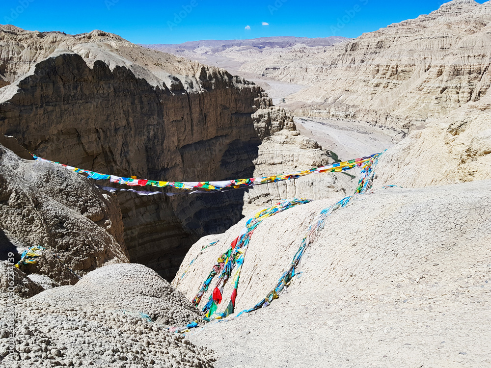 Ancient Tholing Monastery, Tibet. Ruins of ancient capital of Guge ...