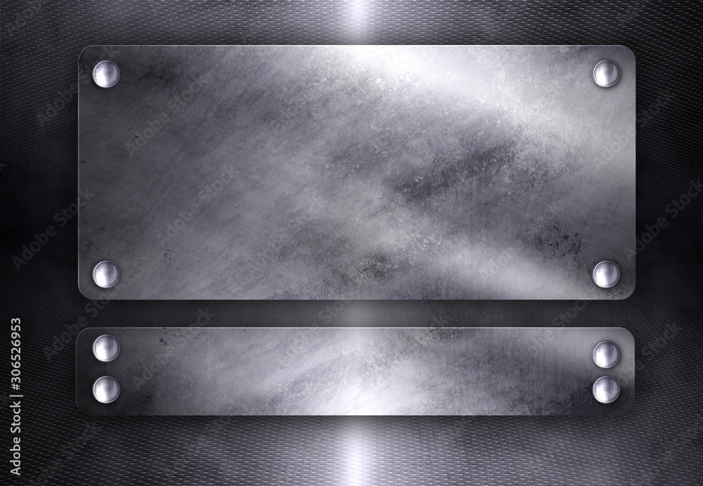 silver metal template.Gold background. Stock Photo | Adobe Stock