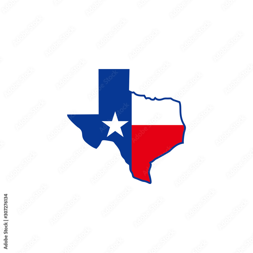 maps of Texas icon vector design symbol Stock Vector | Adobe Stock