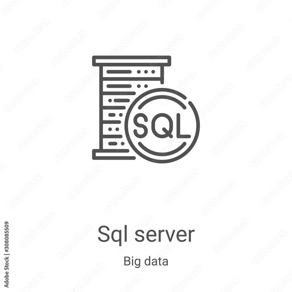 sql server icon vector