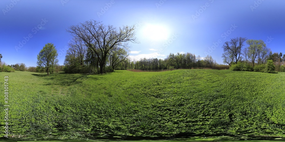 Spring landscape HDRI Panorama Stock Photo | Adobe Stock