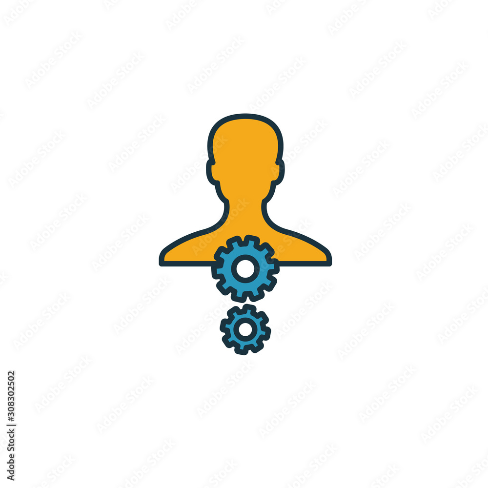 Project Manager icon. Simple element from risk management icons ...