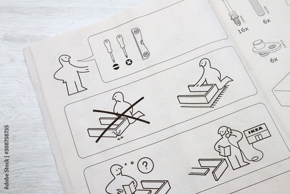 IKEA instructions manual. IKEA is the world's largest furniture ...