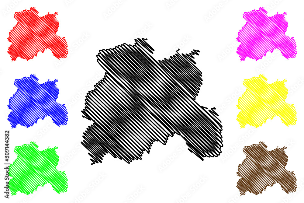 Laois County Council (Republic of Ireland, Counties of Ireland) map ...