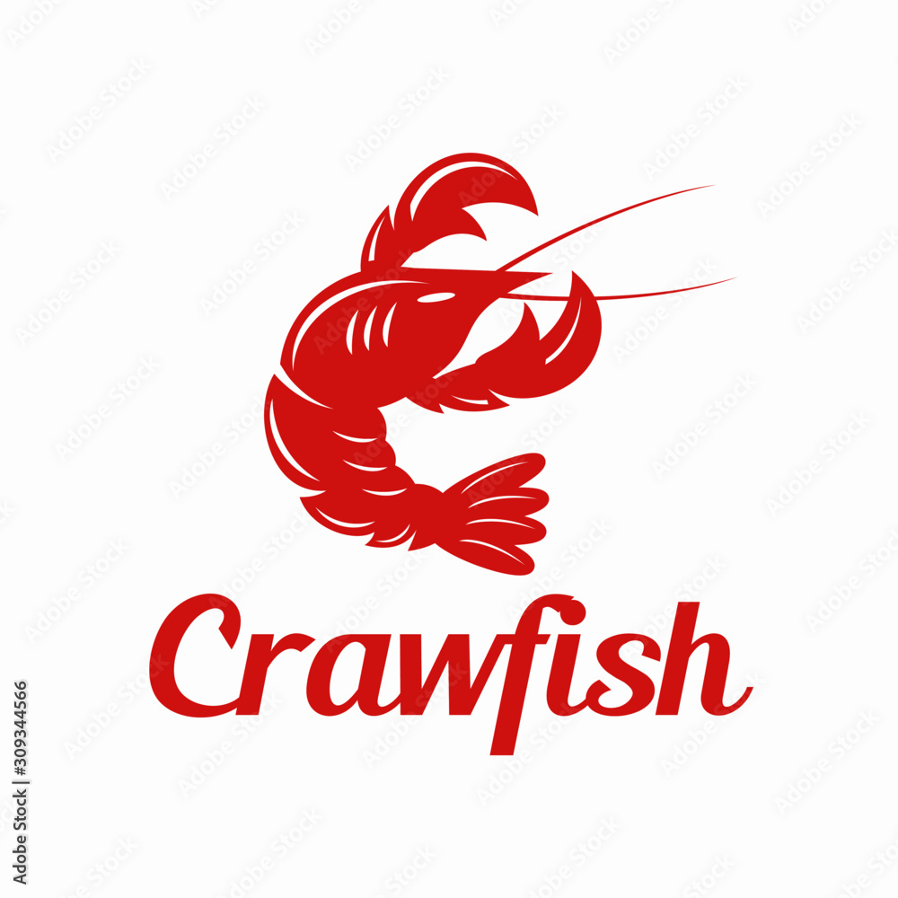 Vector de Stock Crawfish / Lobster Logo Design | Adobe Stock