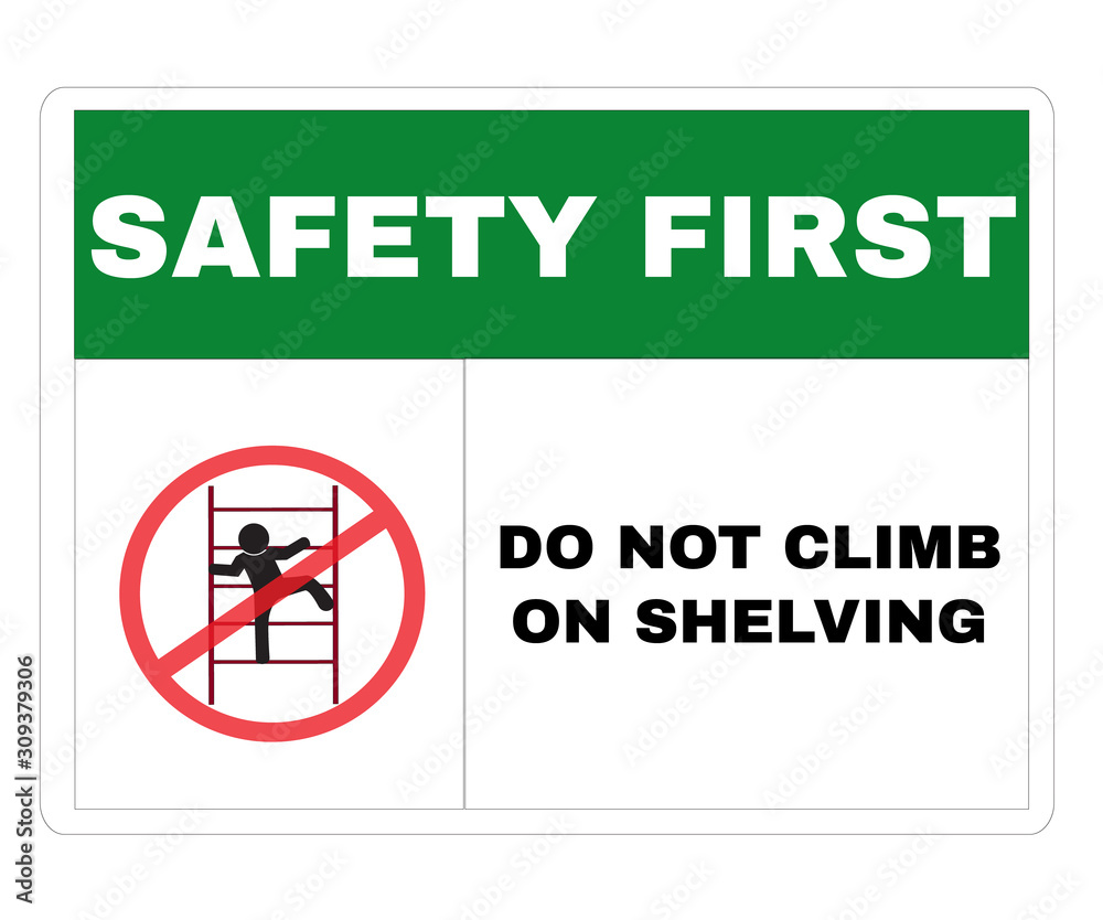 Acident prevention signs, SAFETY FIRST Warning Message Board with ...
