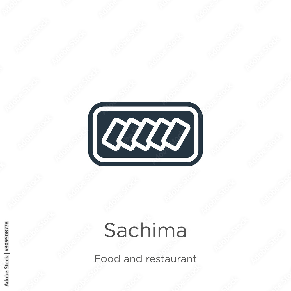 Vettoriale stock di Sachima icon vector. Trendy flat sachima icon from food and restaurant ...