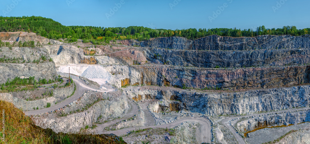 Parainen (Pargas) Limestone quarry, the largest open-pit mine in Turku ...