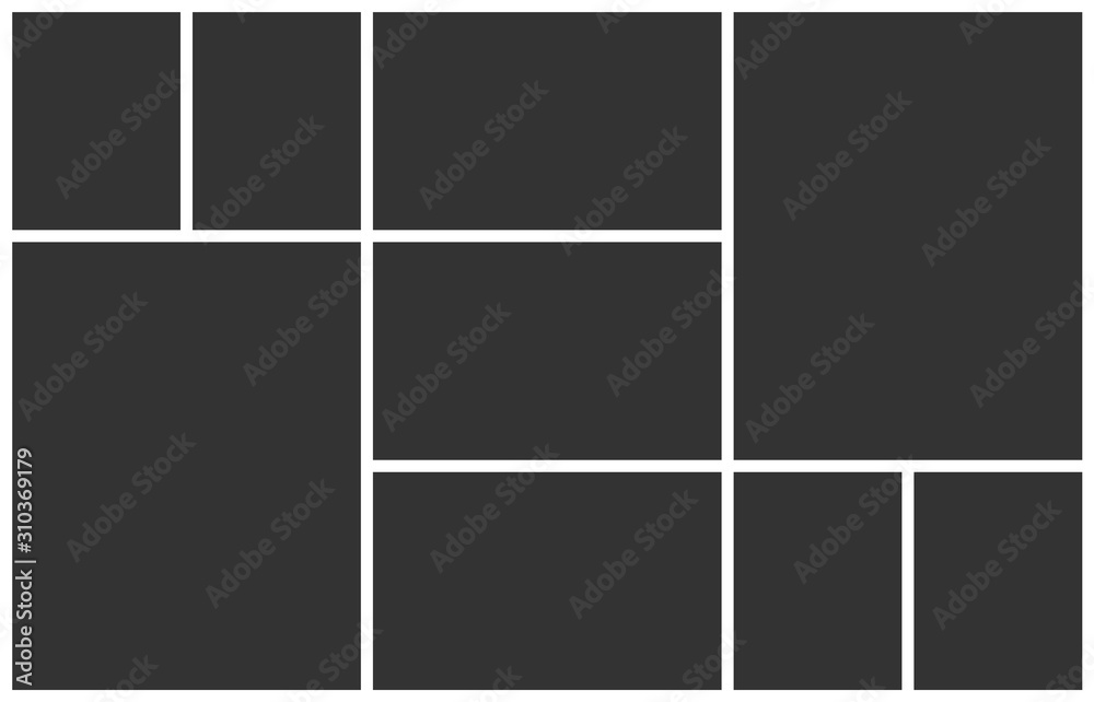 9 Picture Collage Layout Free And Customizable Collage Templates