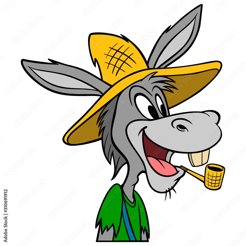 Cartoon Mule