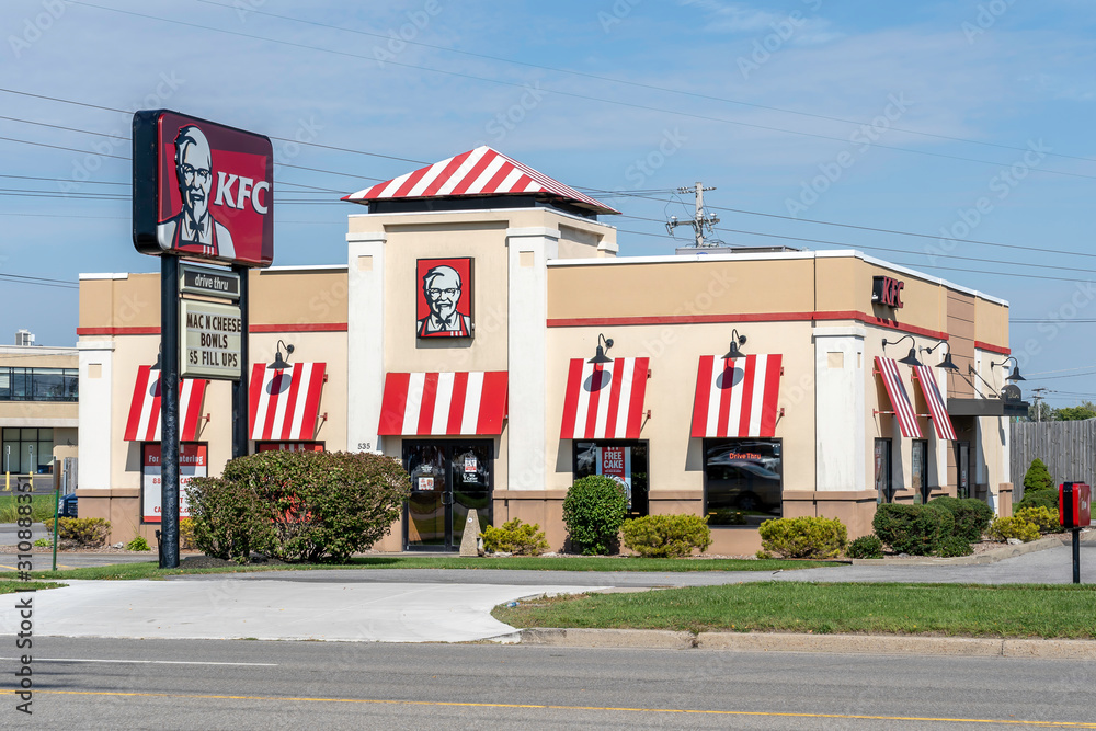 Buffalo, New York, USA - September 22, 2019: A KFC restaurant in ...