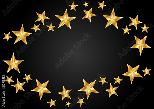 Fondo negro con estrellas doradas. - Buy this stock vector and explore ...