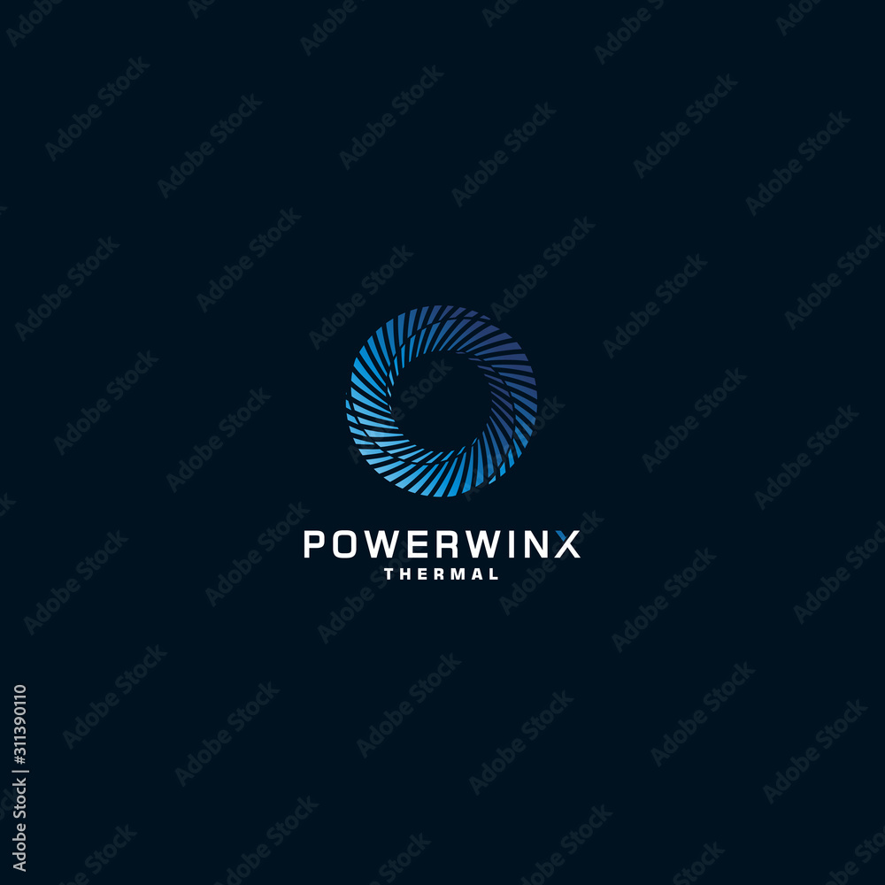 Abstract Circular logo design template Stock Vector | Adobe Stock