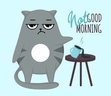 Grumpy Cat Coffee Poster Free Stock Photo - Public Domain Pictures