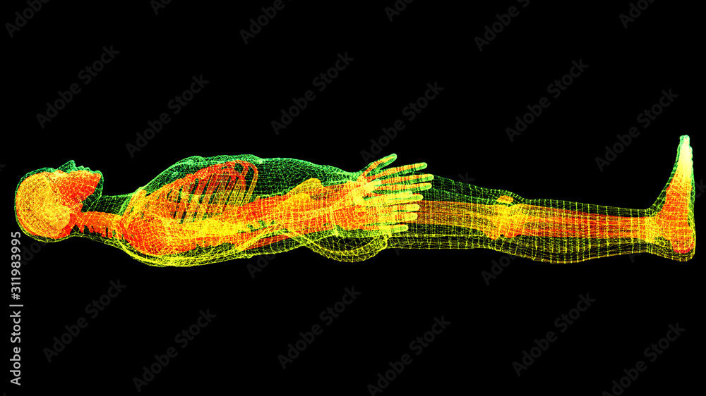 Futuristic head up display motion element virtual biomedical ...