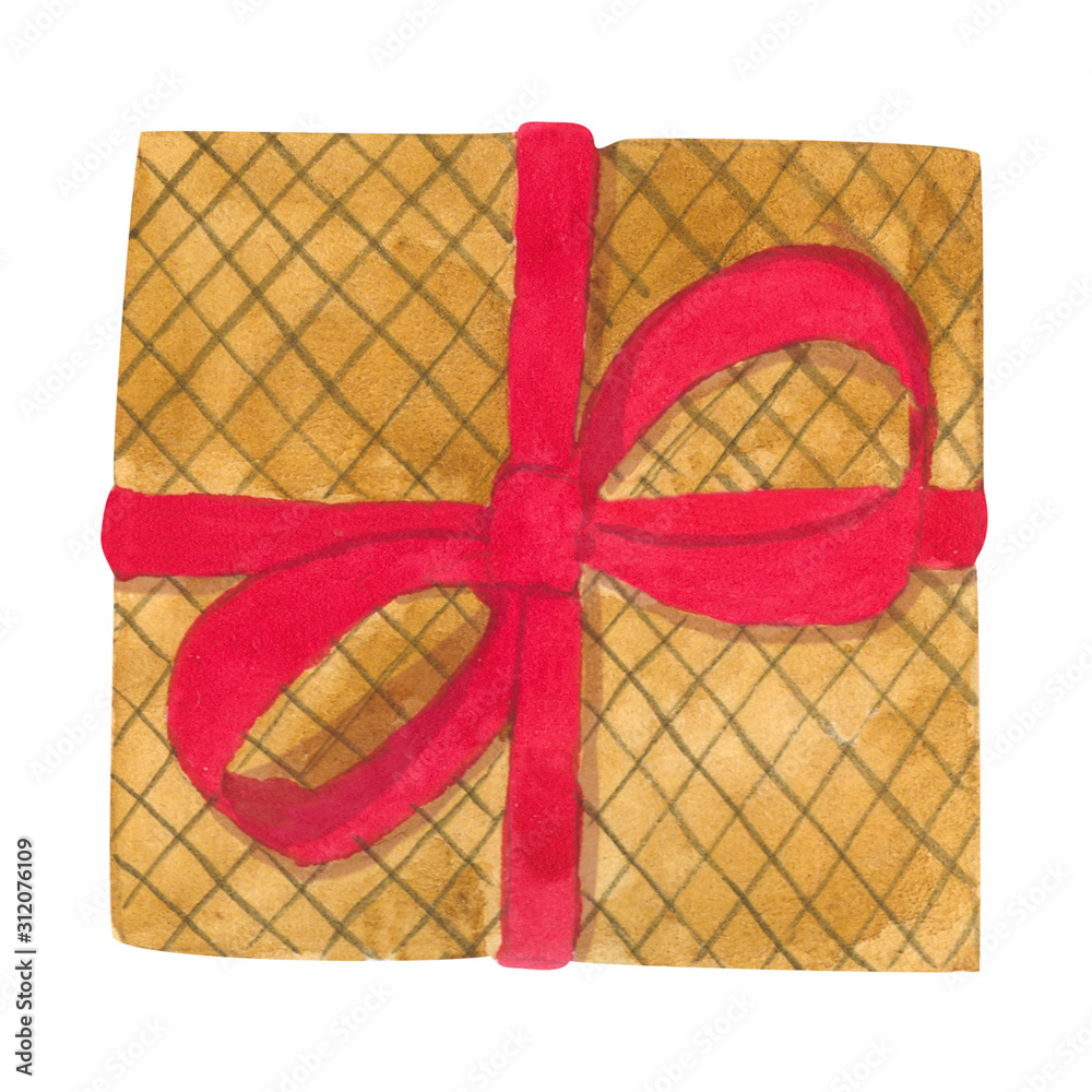 Watercolor illustration, gift boxes, Valentine's day clip art, birthday ...