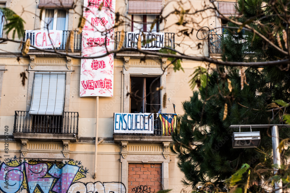 Residential building is occupied by unauthorized squatters and ...